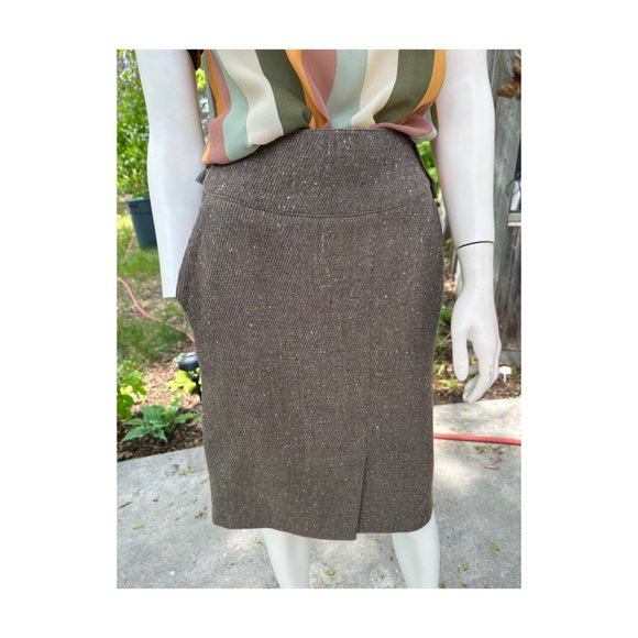 Vintage | Skirts | Claude Montana For Complice Midi Tweed Pencil Skirt ...